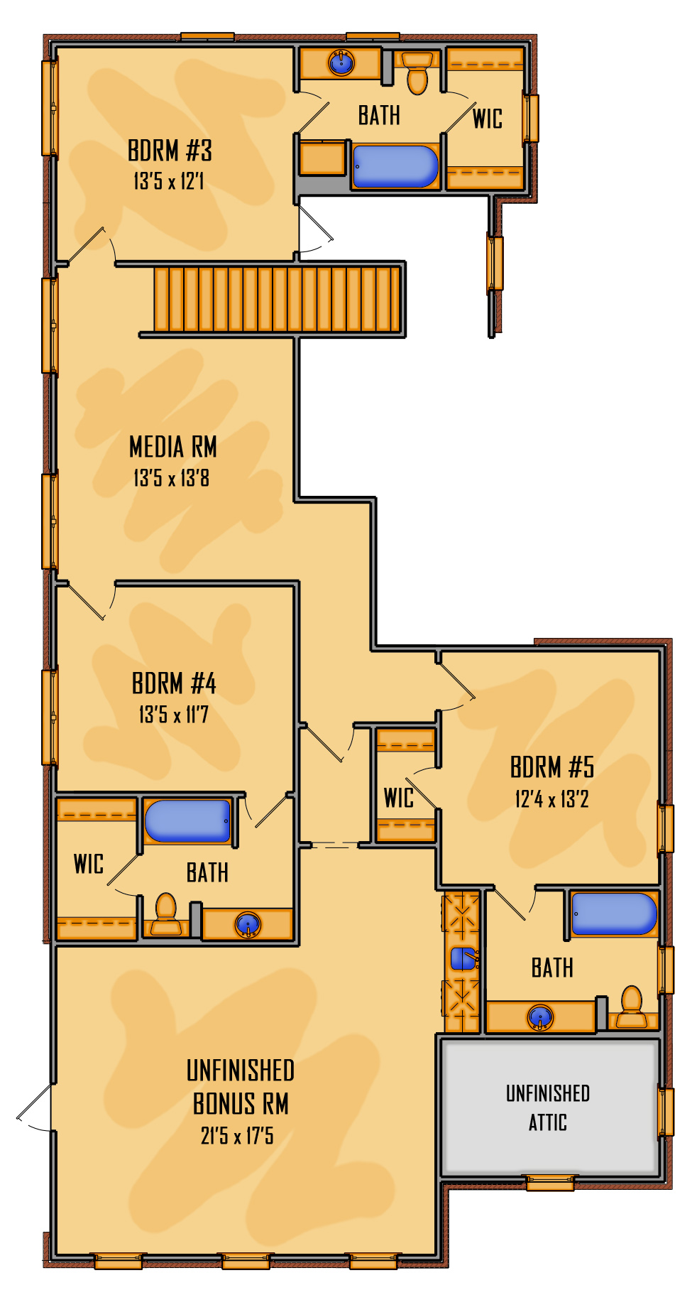 3RD-120-12 | Third Floor Plans